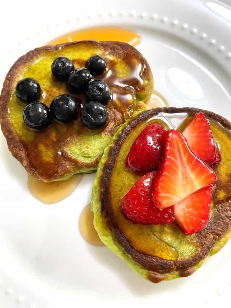 Easy Green Pancakes in a Blender - House of G&K Recipes