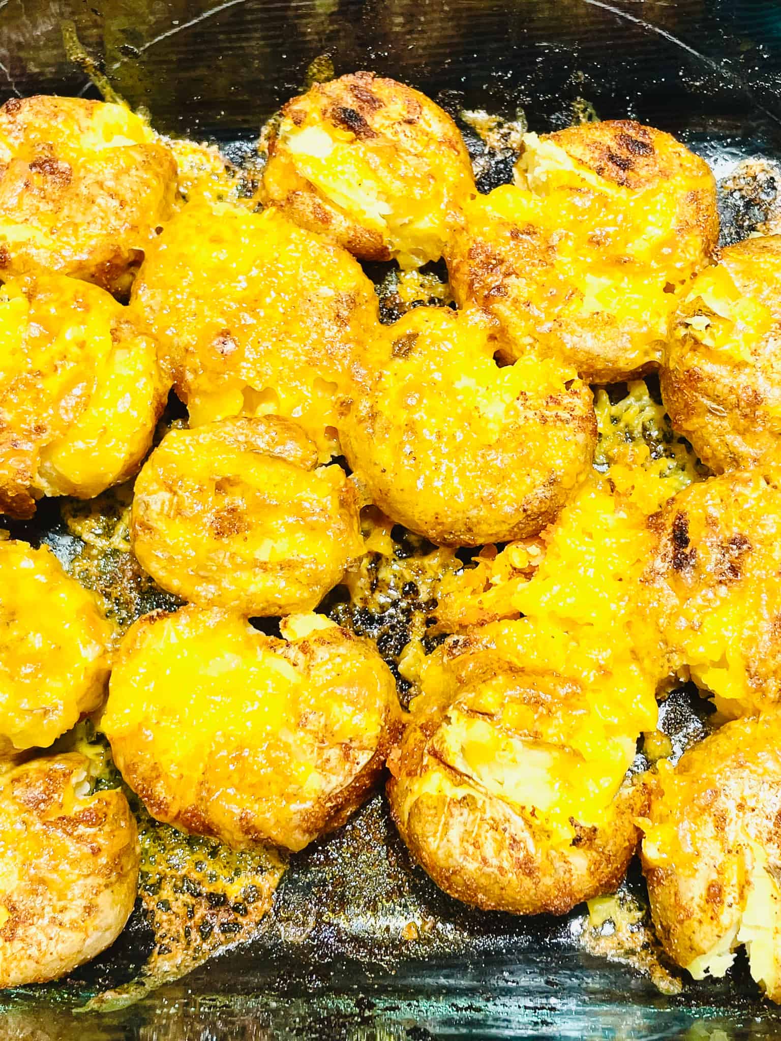 Cheesy Smashed Potatoes - House of G&K Recipes