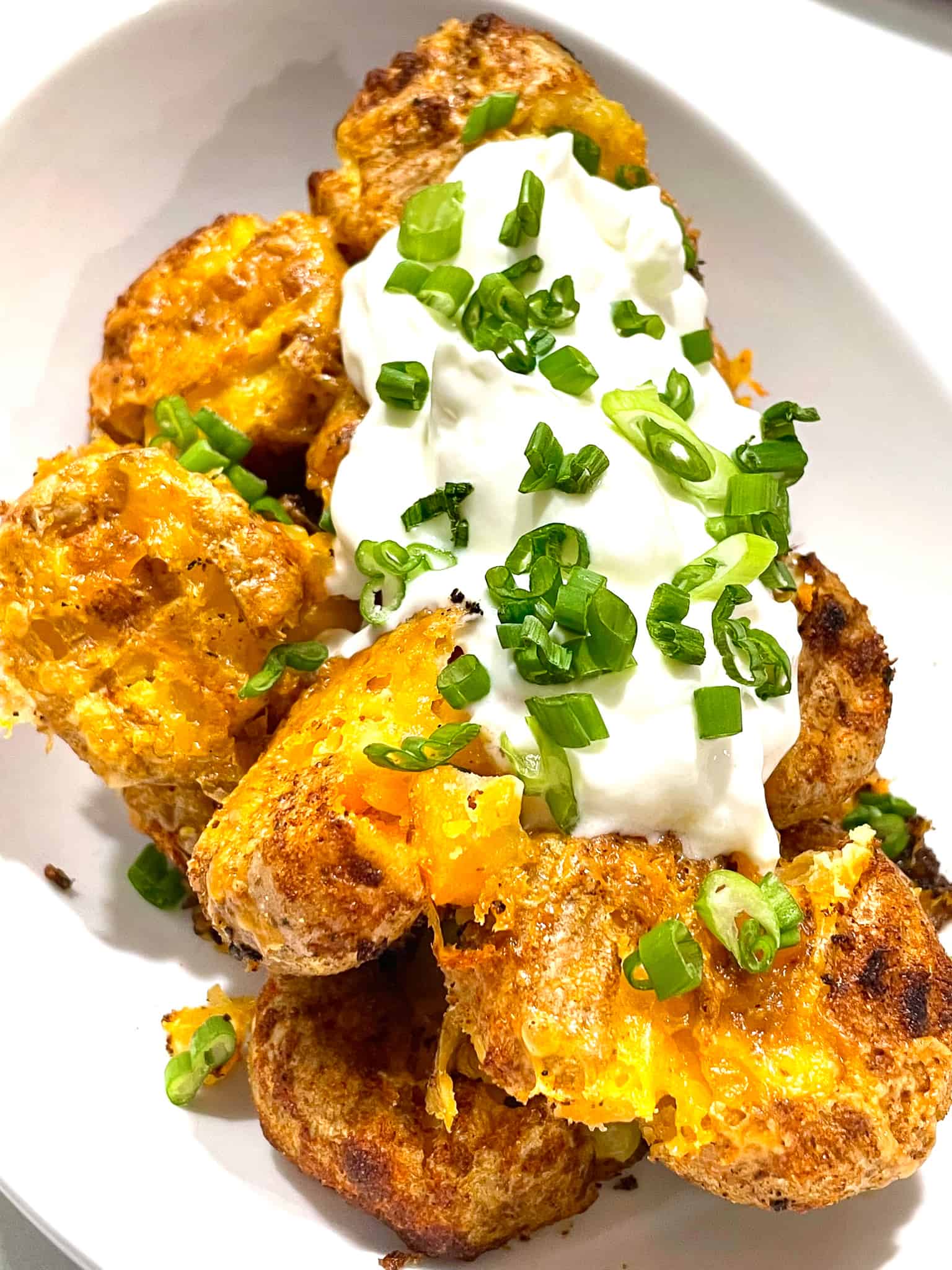 Cheesy Smashed Potatoes - House of G&K Recipes