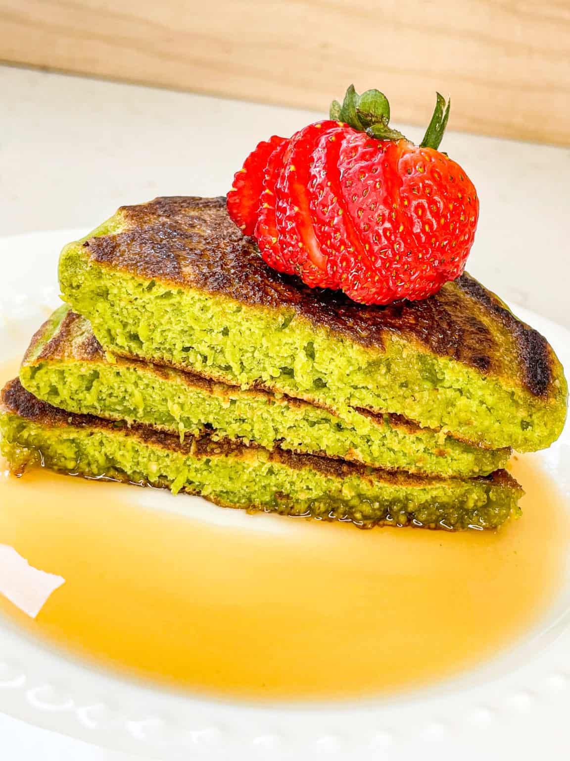 Easy Green Pancakes in a Blender - House of G&K Recipes