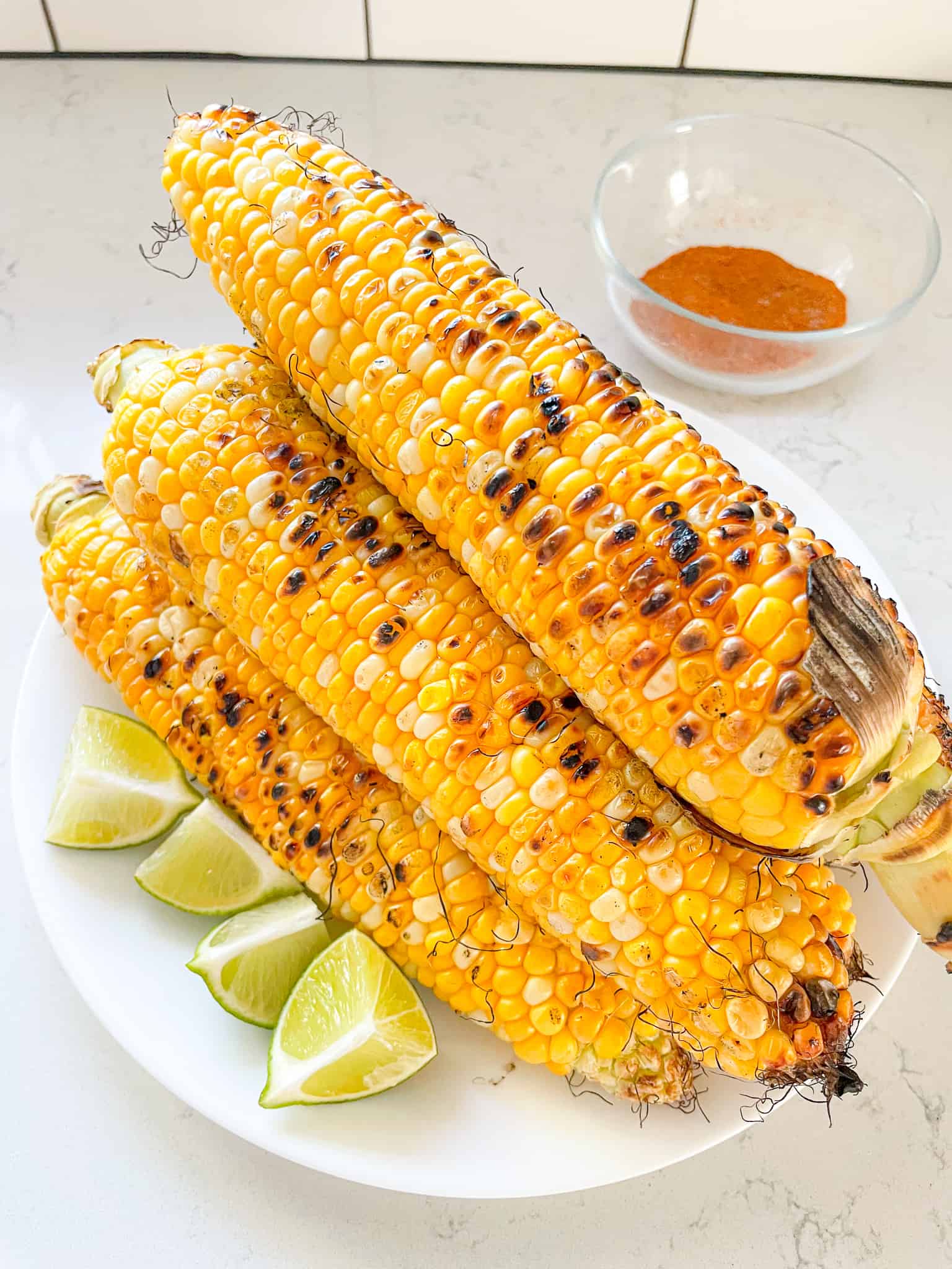 Easy Grilled Spicy Corn - House of G&K Recipes