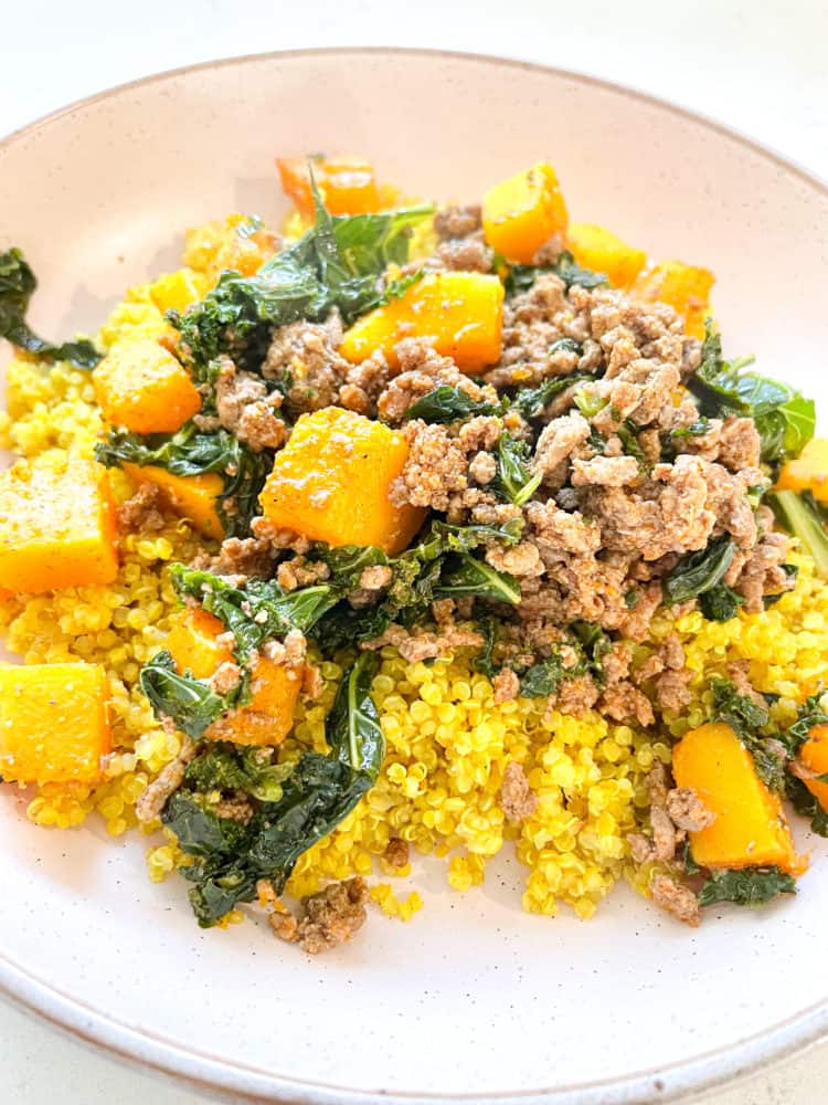 Moroccan-Style Ground Beef and Kale Skillet - House of G&K Recipes